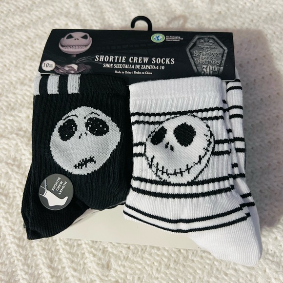 Disney | Accessories | Disney Nightmare Before Christmas Pairs Of Socks ...